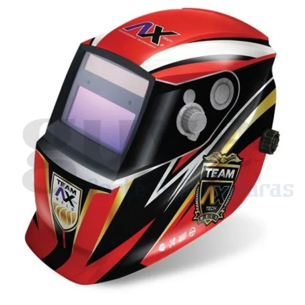 Careta Electrónica AXTECH AXT-CF1R | Ultra-Rápida | 93x43mm | Profesional